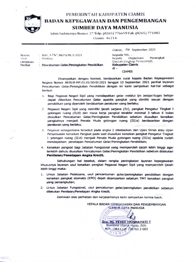 Pencantuman Gelar | PDF