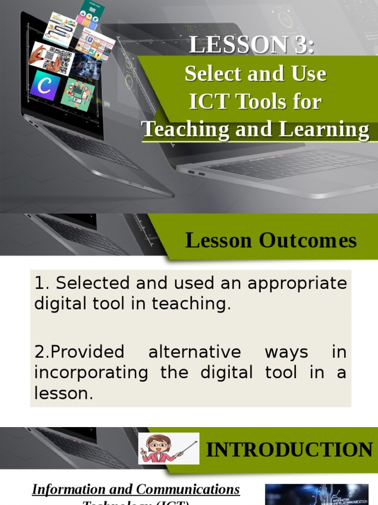 Select and Use ICT Tools For Teaching and Learning | PDF | Educational ...