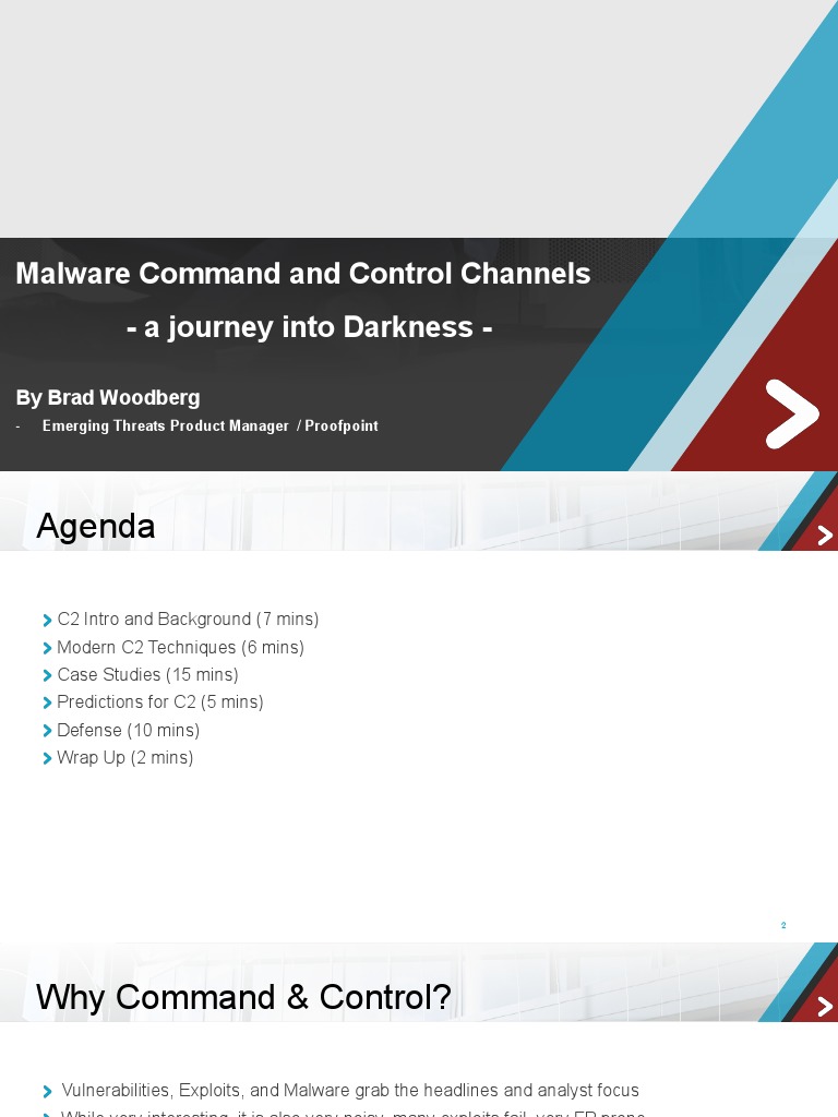 Malware Command and Control Channels - A Journey Into Darkness | PDF | Transport Layer Security ...