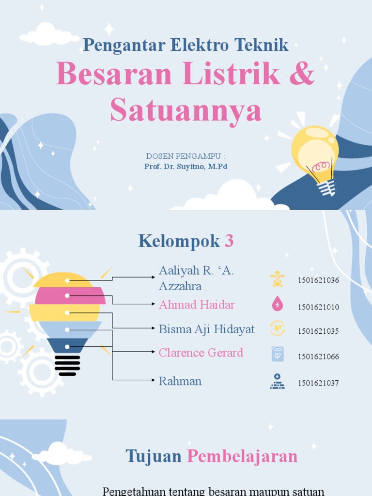 Besaran Dan Satuan Listrik | PDF