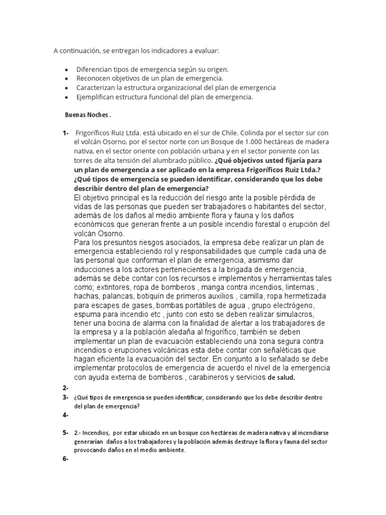 Prevencion de Riesgo Semana 5 | PDF | Volcán | Aparición