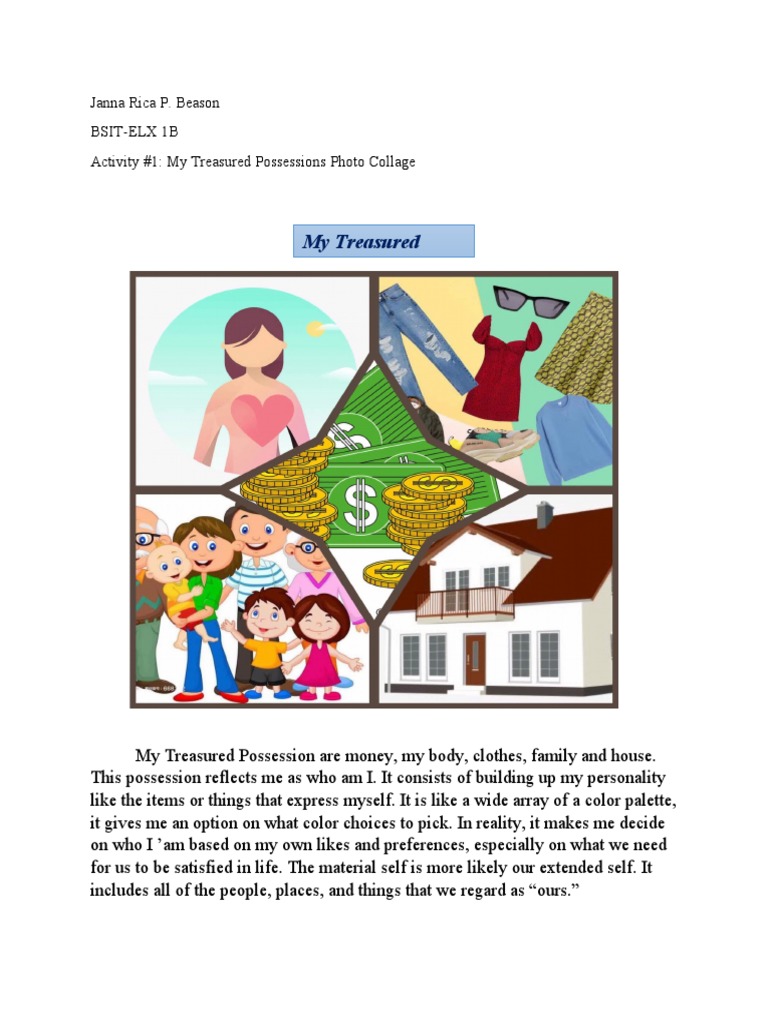 My Treasured: Janna Rica P. Beason Bsit-Elx 1B Activity #1: My ...