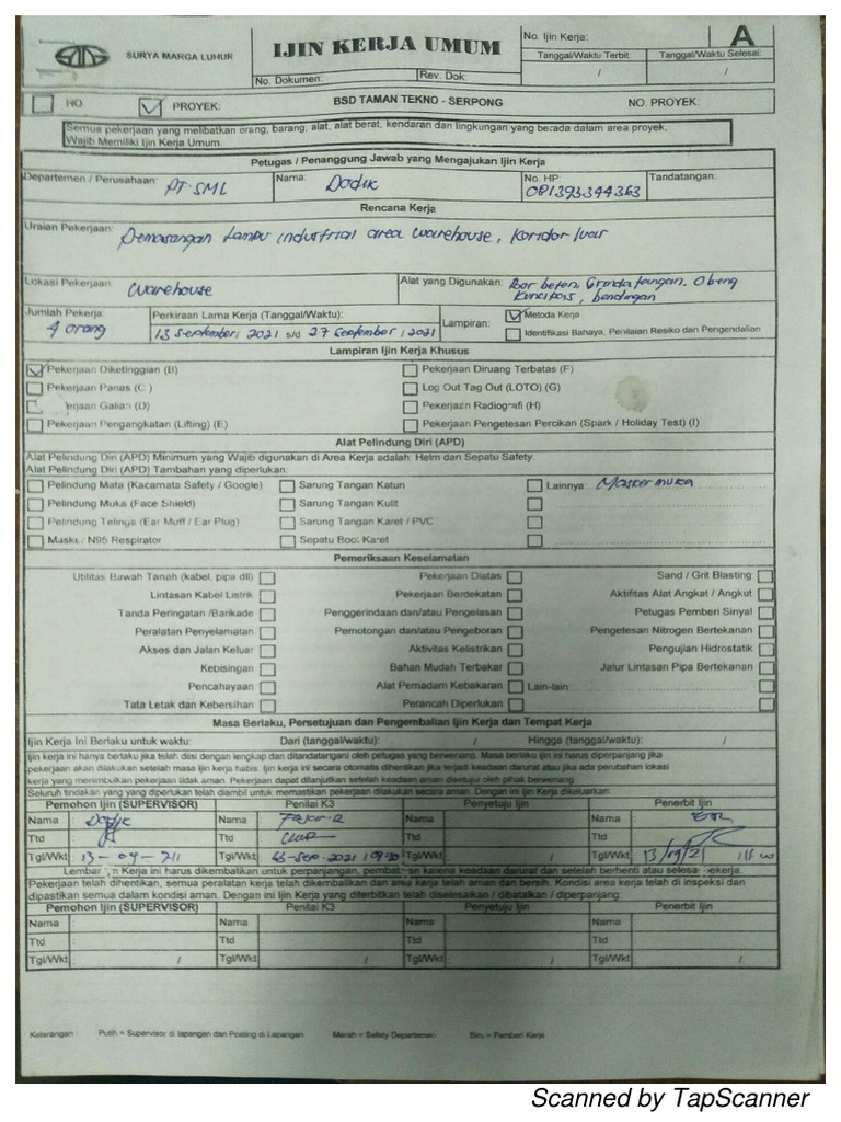 EA - Work Permit - SML | PDF
