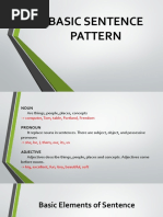 The Five Basic Sentence Patterns in English | PDF | Verb | Subject ...