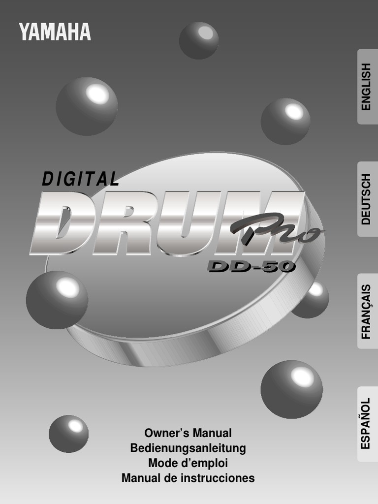 Manual DD50 | PDF | Drum Kit | Ac Power Plugs And Sockets
