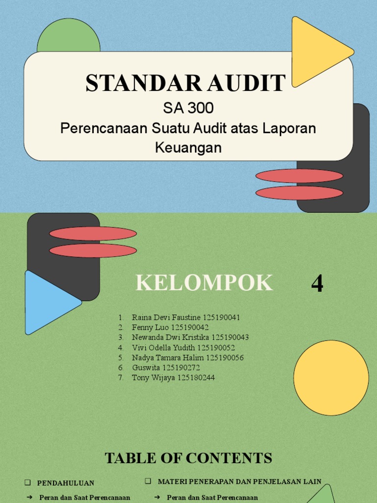 Sa 300-Kelompok 4-Audit by | PDF