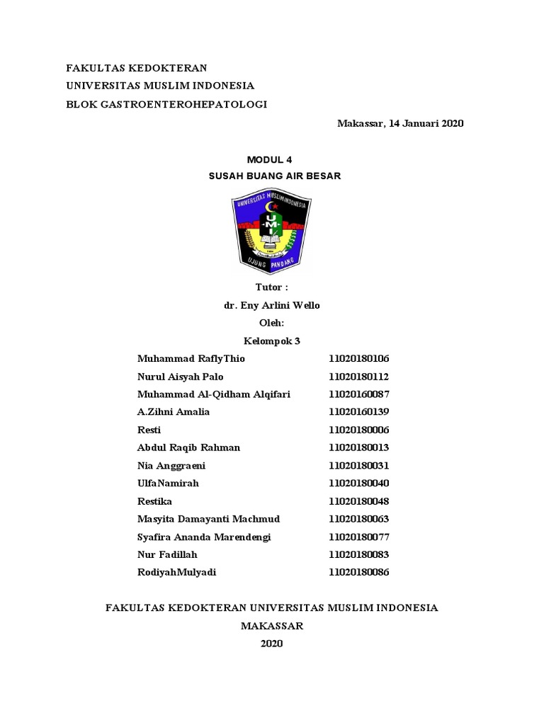 PBL Modul 4 GASTRO | PDF