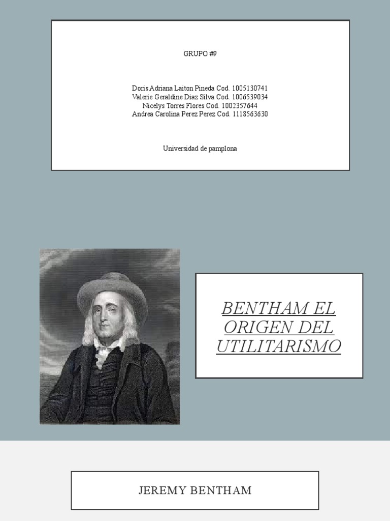 Origen del Utilitarismo: Bentham y Mill | PDF | Utilitarismo | John ...