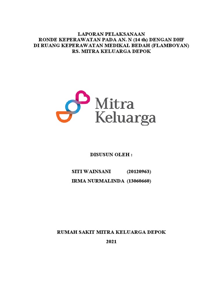 Ronde Keperawatan DHF Ns. Flamboyan 2021-1 | PDF