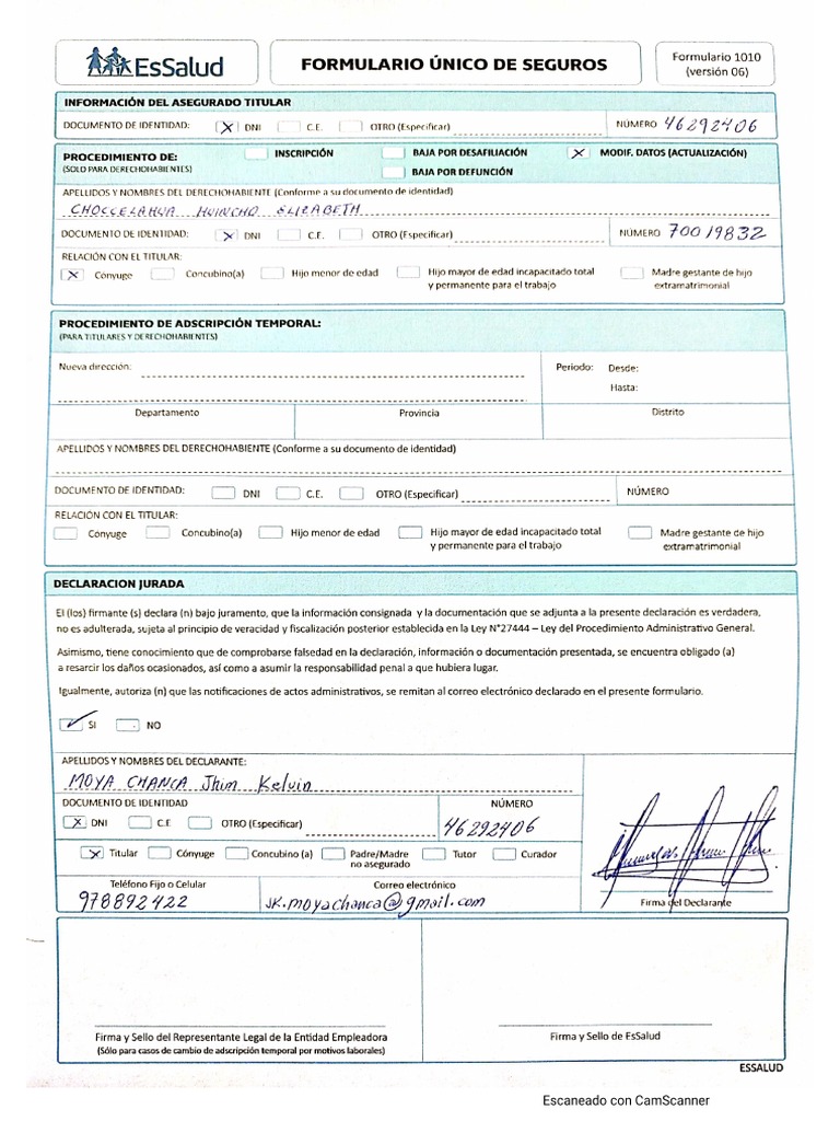 Formulario 1010 | PDF