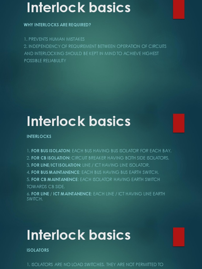 Why Interlocks Are Required? | PDF