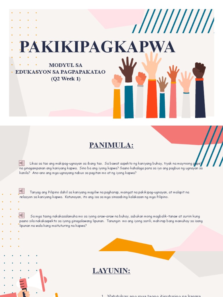 ESP 8 Q2 Week 1 | PDF