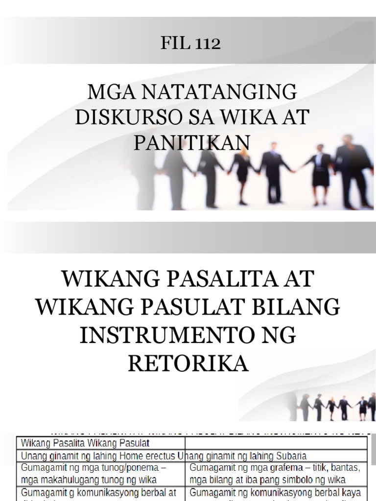 Fil 112 Presentation | PDF