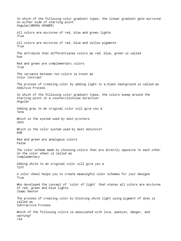 Color Theory | PDF | Color | Image Processing