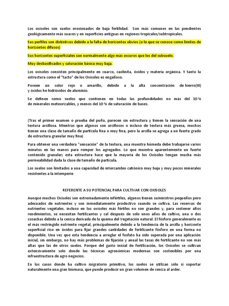 Expo Oxisoles | PDF | Ciencias de la Tierra | Naturaleza