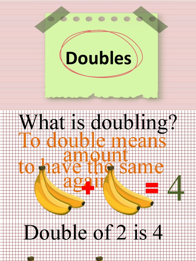 Doubles Year 1 | PDF