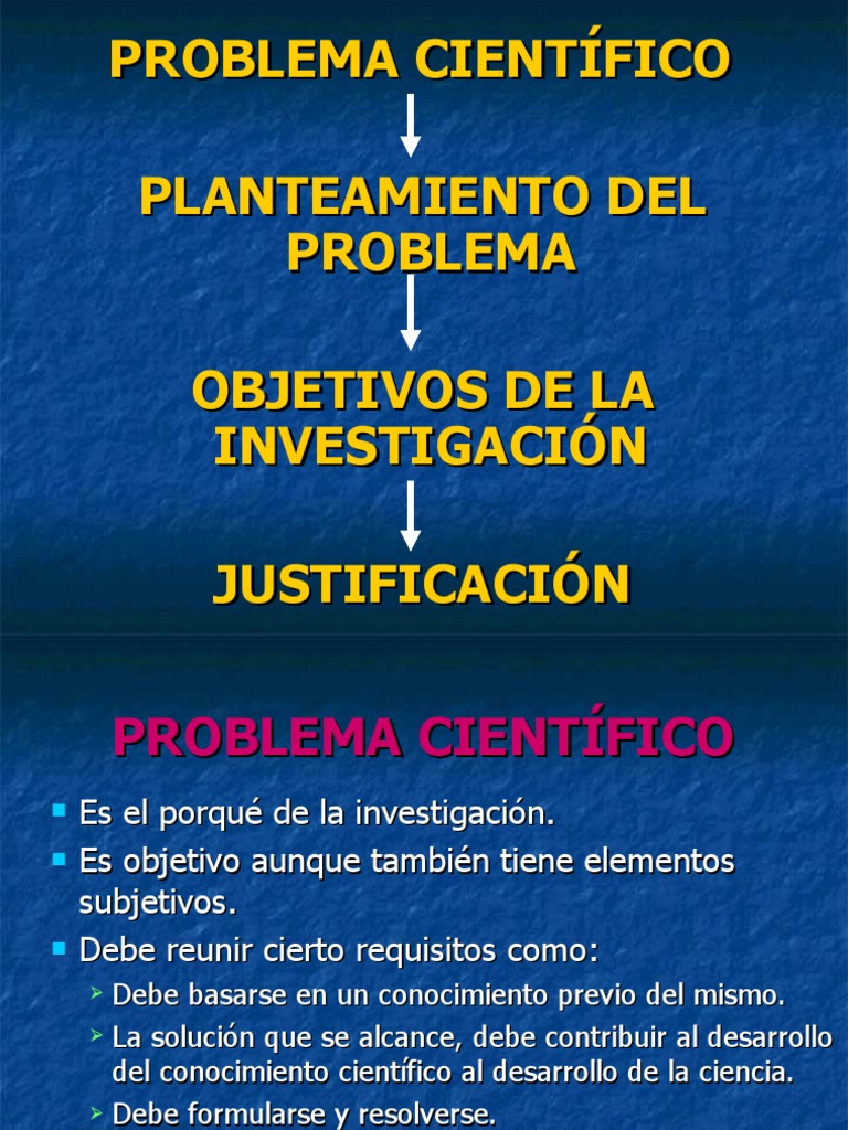 Problema Cientifico | PDF | Conocimiento | Teoría