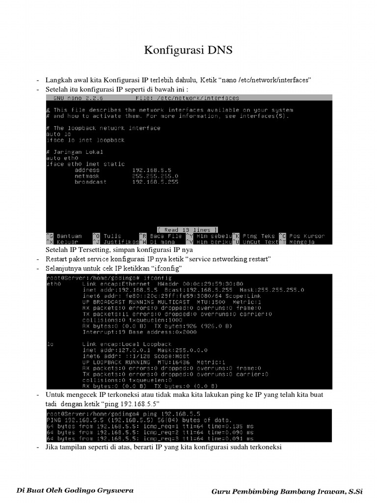 Konfigurasi DNS | PDF