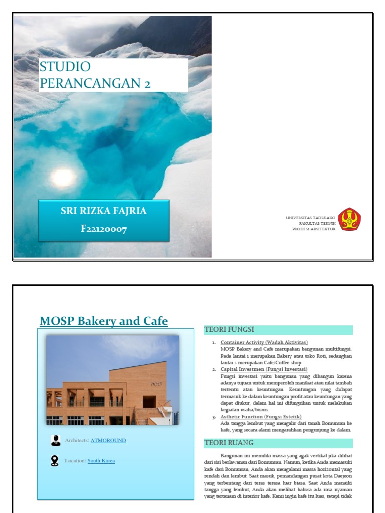 Tugas Studio Perancangan Arsi 2 | PDF