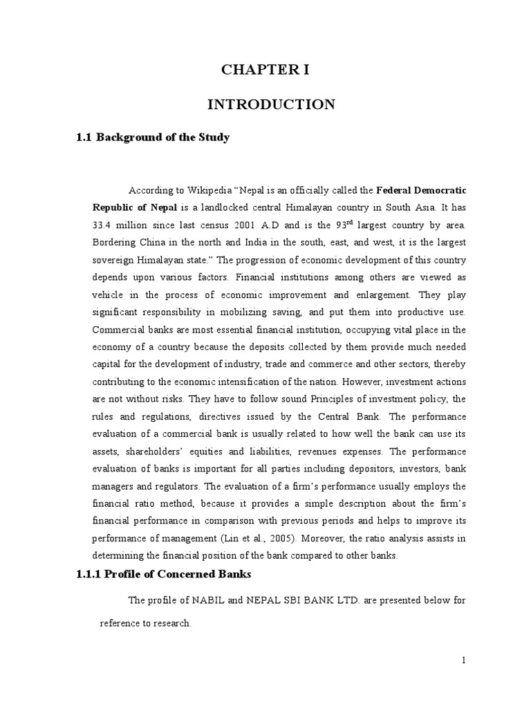 A Research Report For BBS 4th Year 2073 | PDF | Banks | Market Liquidity