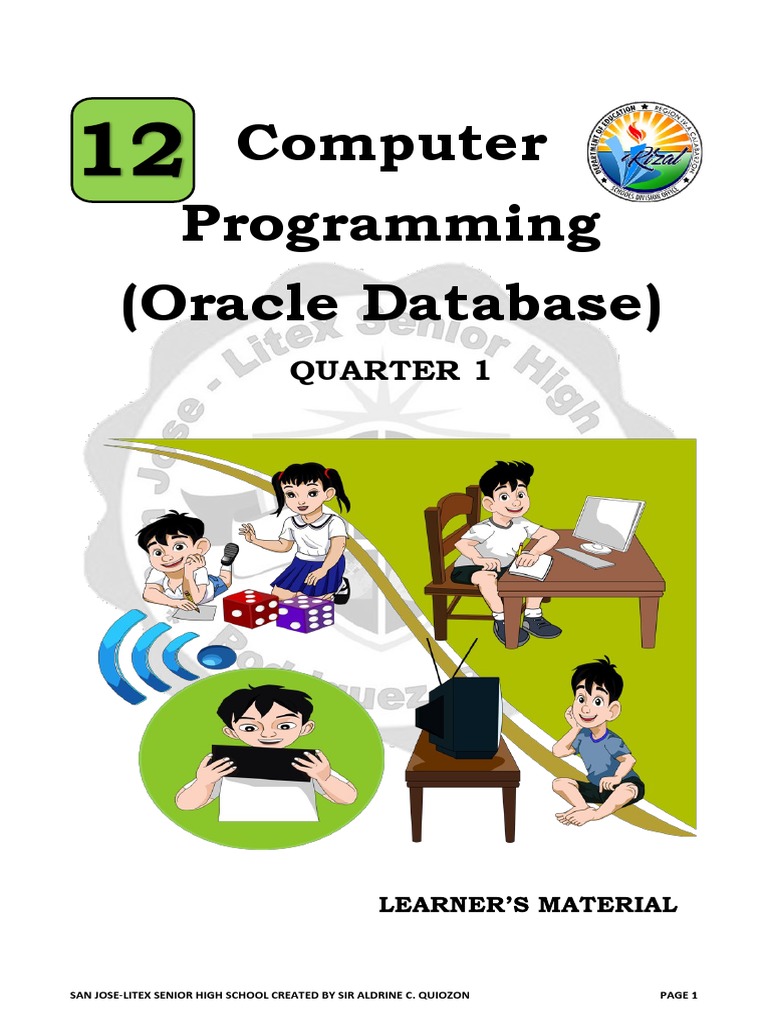 Sjlshs Computer Programming Oracle Database Pdf Databases Sql