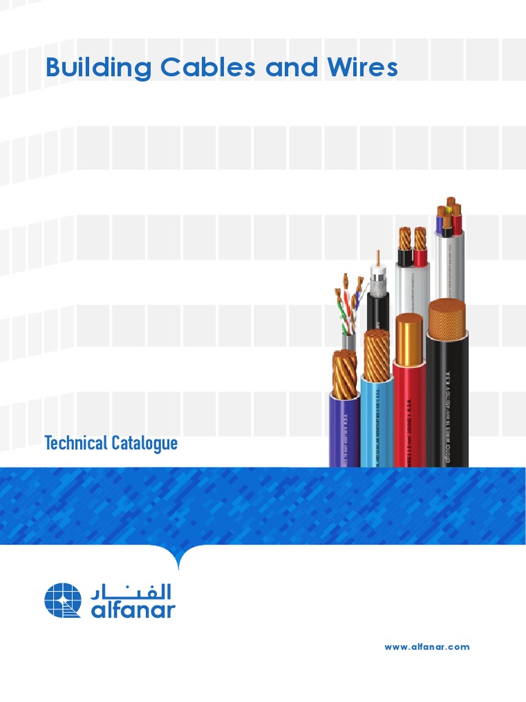 Alfanar Building Cables Catalogue | PDF | Insulator (Electricity ...
