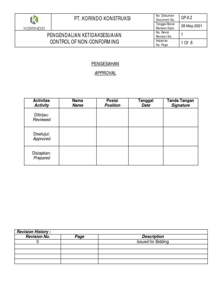 6.2 NCR Procedure | PDF