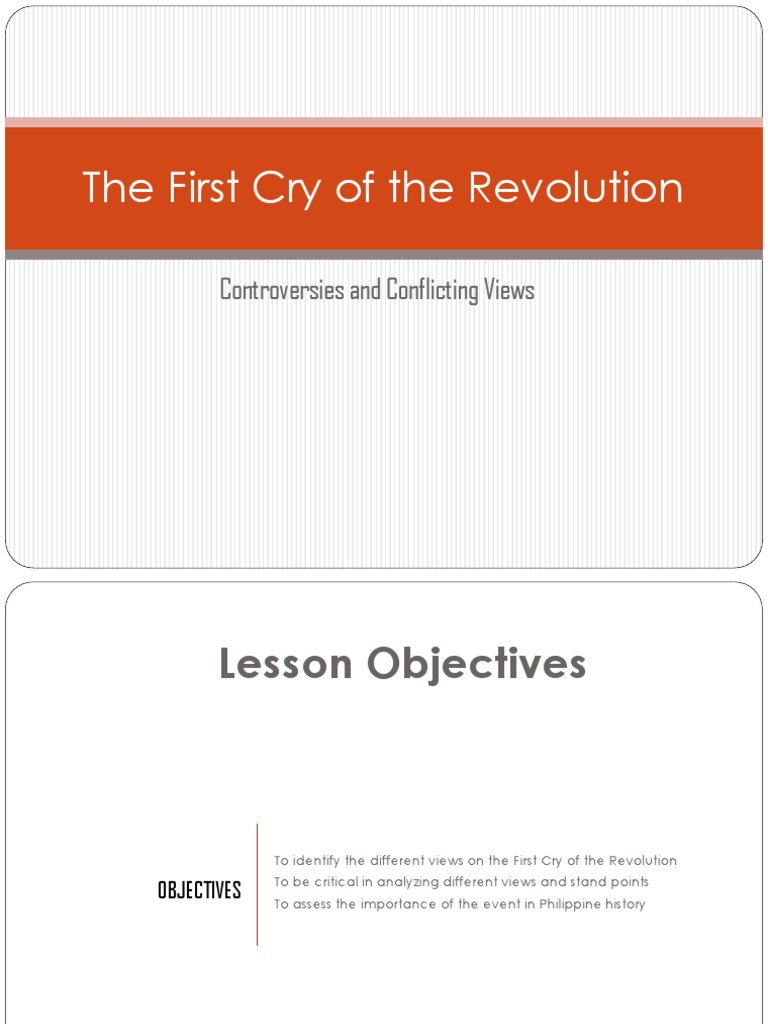The First Cry of the Revolution Explained | PDF | Philippines