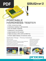 Proceq Equotip 2 Operator Manual | PDF | Hardness | Calibration
