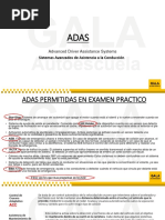 Sistemas ADAS en Exámenes Prácticos | PDF | Vehículos | Transporte
