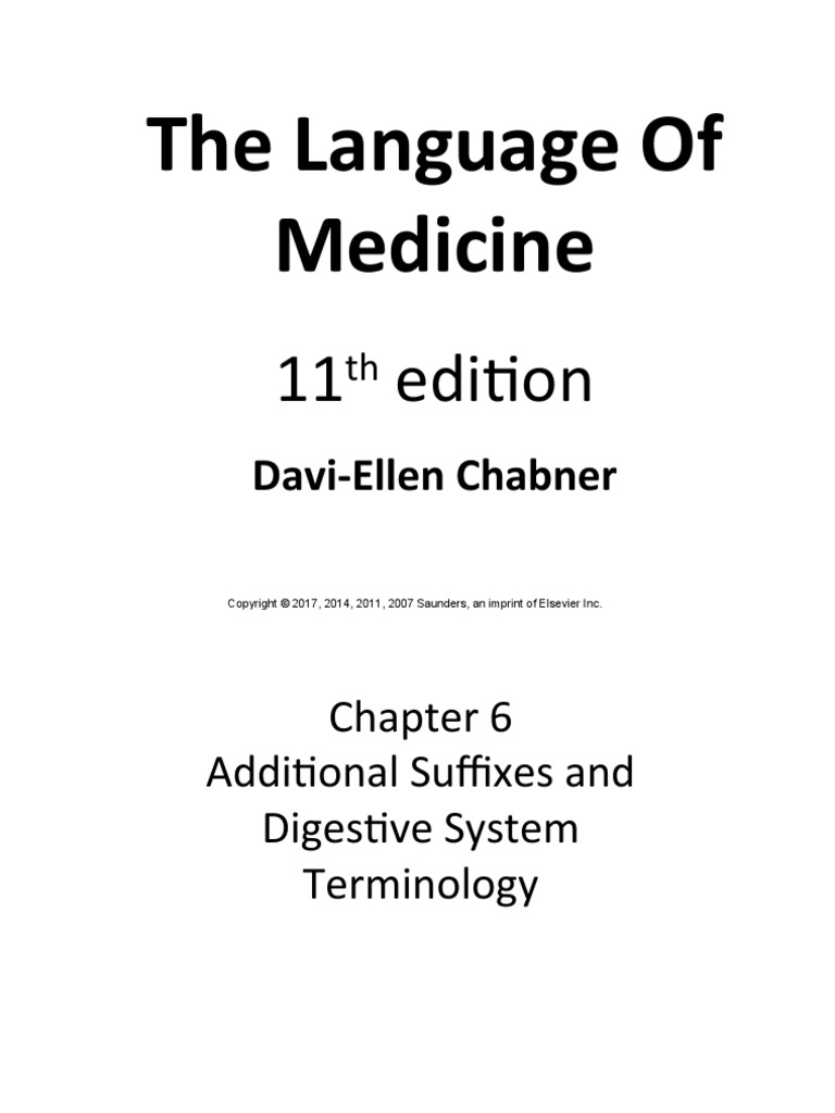 The Language of Medicine: 11 Edition | PDF | Gallbladder | Abdomen