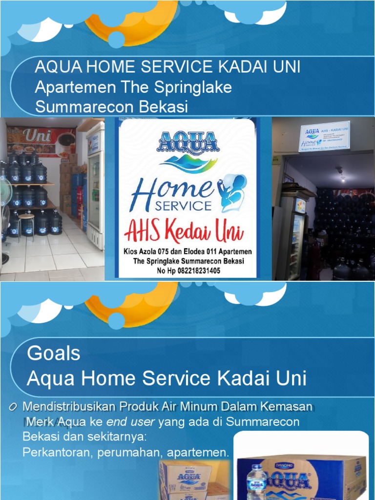 Aqua Home Service Kadai Uni | PDF
