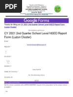 Annex B. Report On The Quarter National Simultaneous Earthquake Drill ...