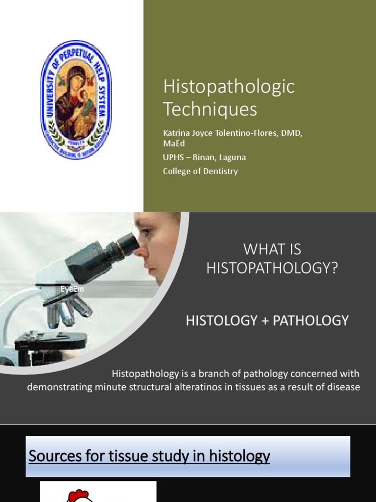 1 Histopathologic Techniques | PDF | Fixation (Histology) | Histopathology