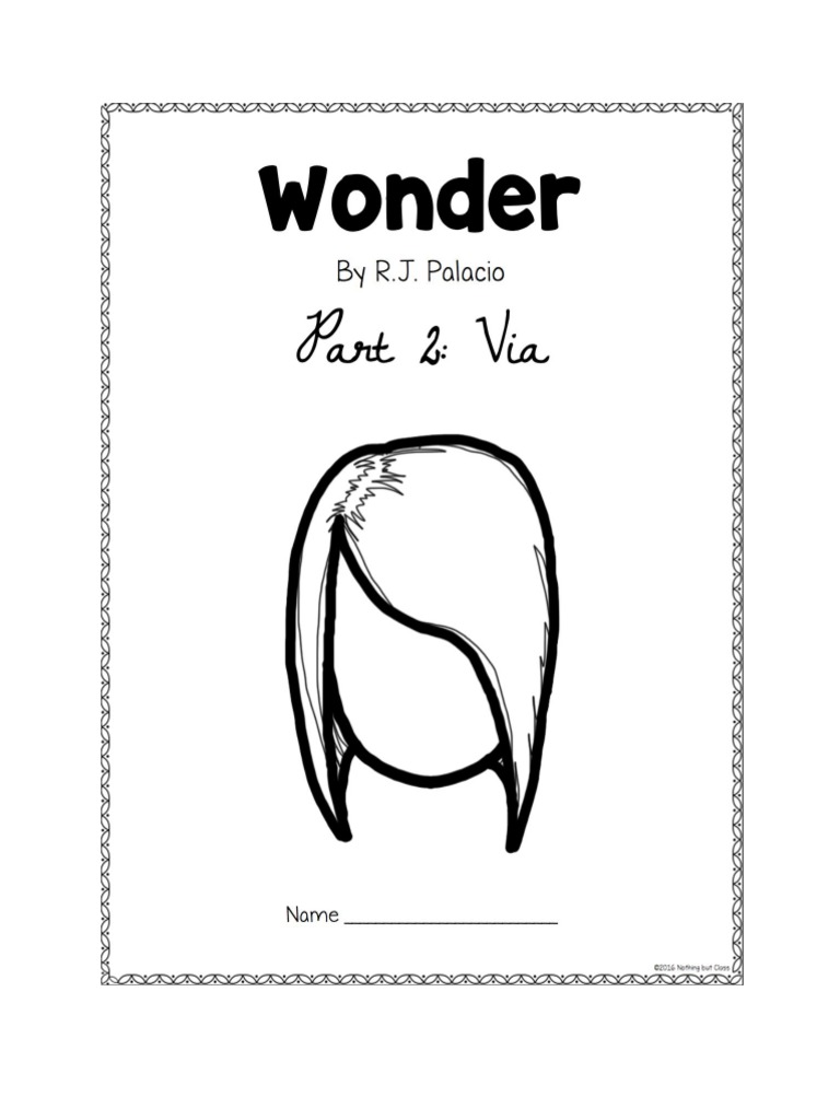 Wonder Part 2 Questions | PDF