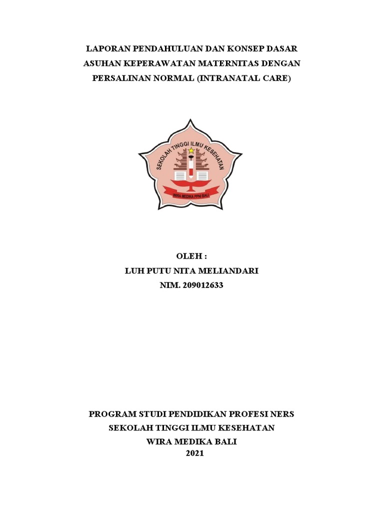 Nita Meliandari - 209012633 - LP Intranatal Care | PDF