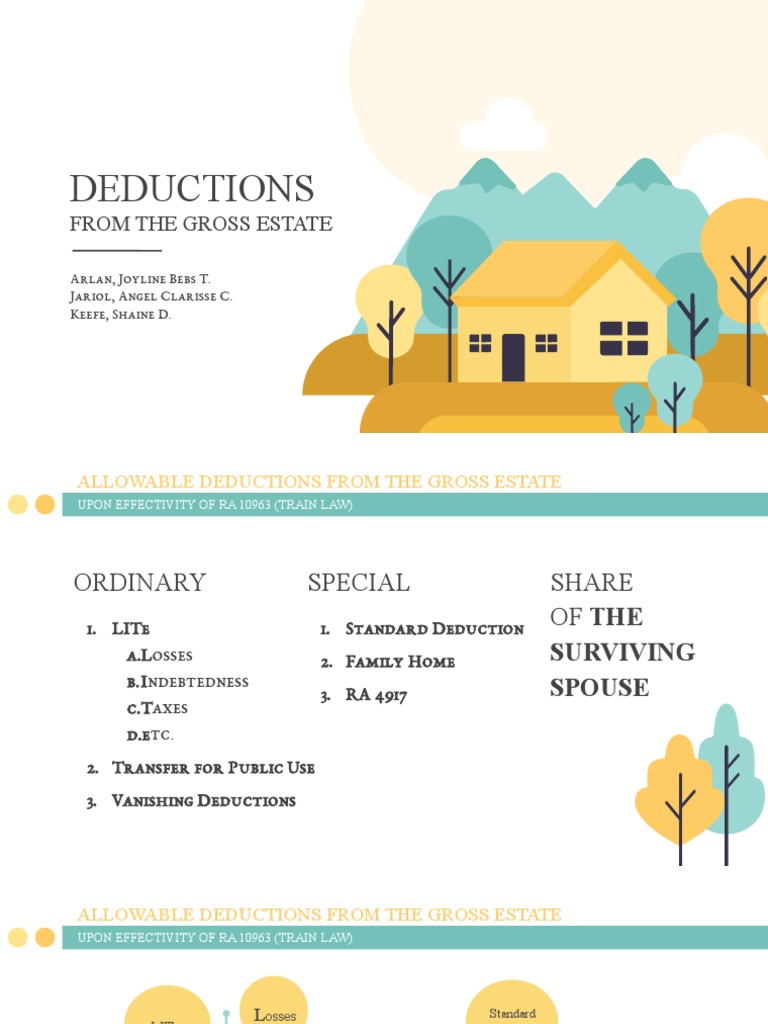 Vanishing Deductions Under TRAIN Law | PDF | Loans | Debt