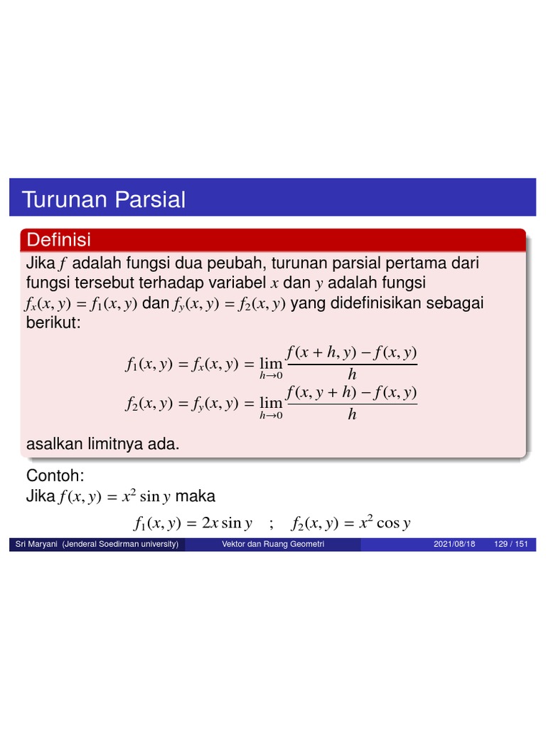 P13 - Turunan Parsial 2 | PDF