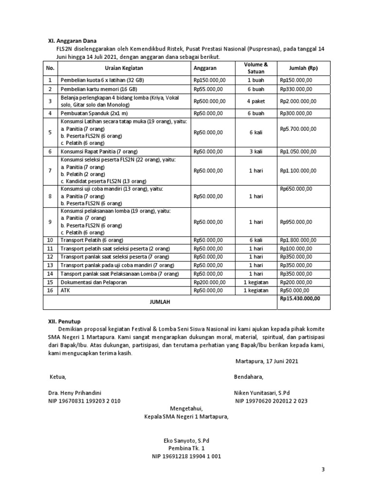 Draft Proposal Fls2n 2021 | PDF