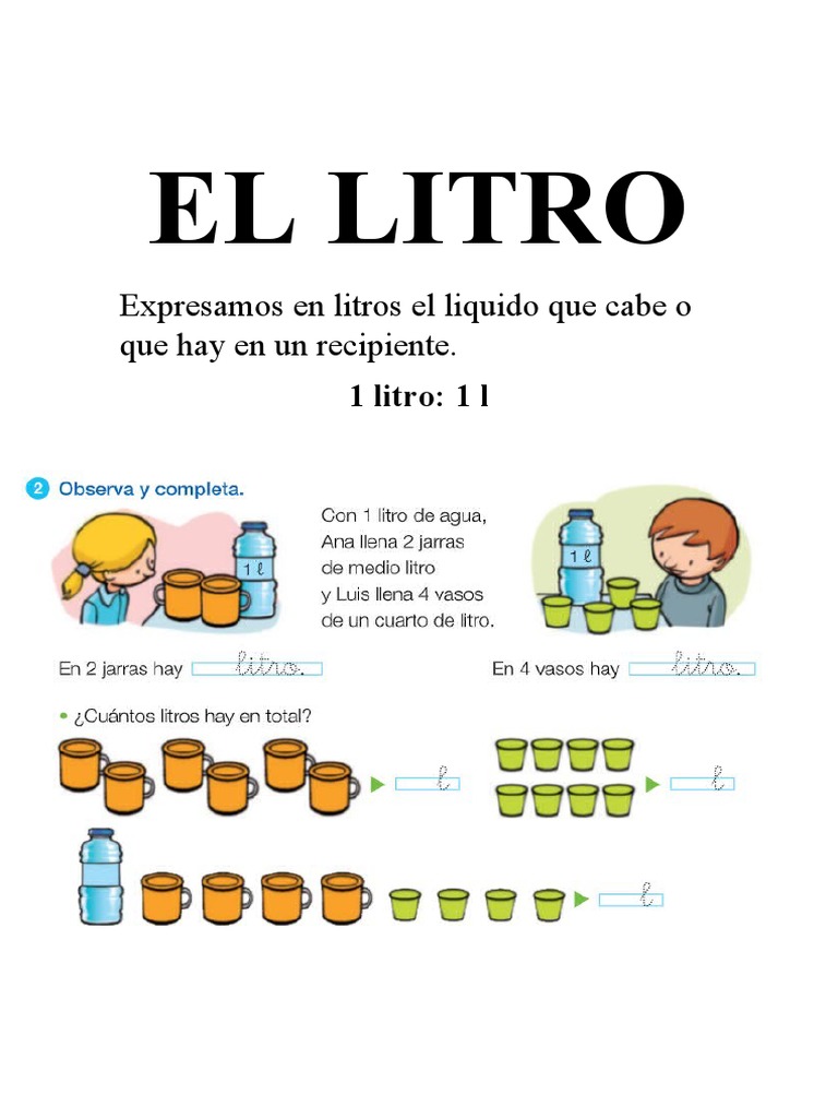 El Litro y El Kilo | PDF