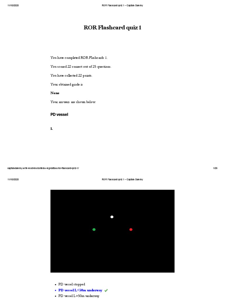 ROR Flashcard Quiz 3 - Captain Damley | PDF | Fishing Trawler | Fishing ...