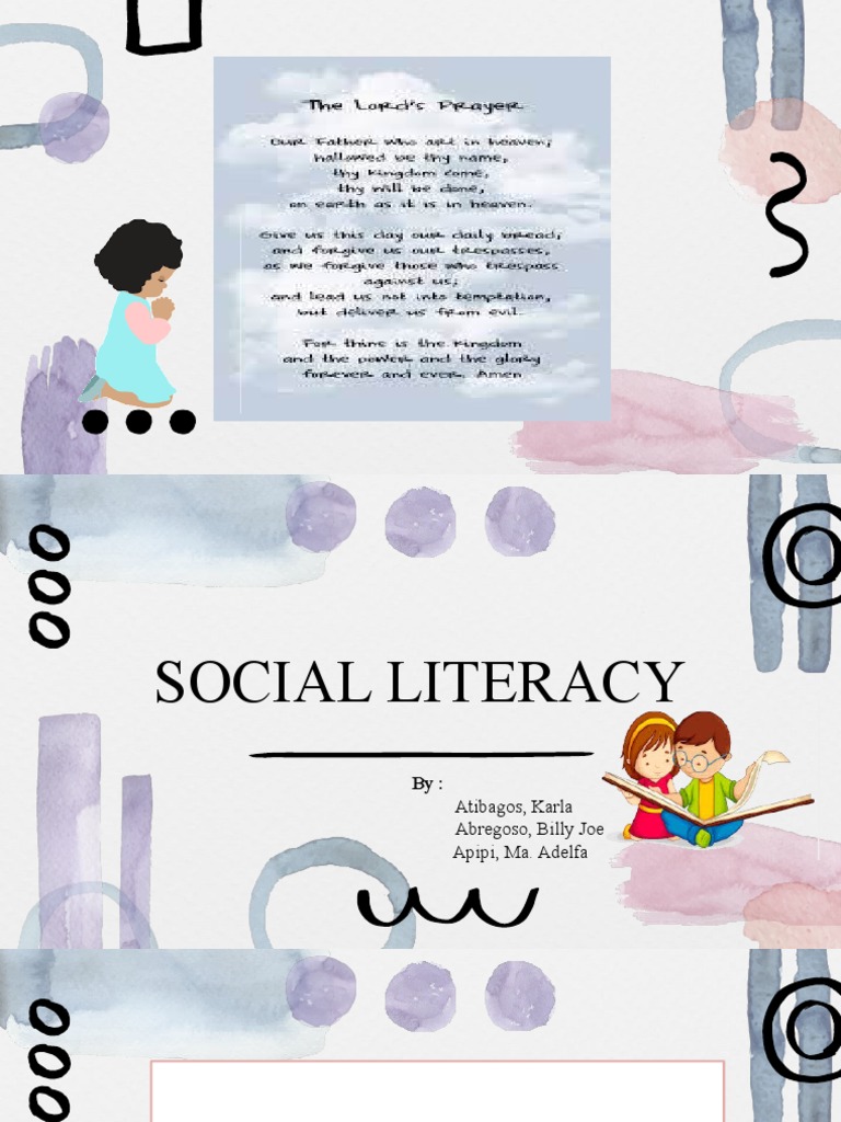 Social Literacy | PDF | Communication | Teachers