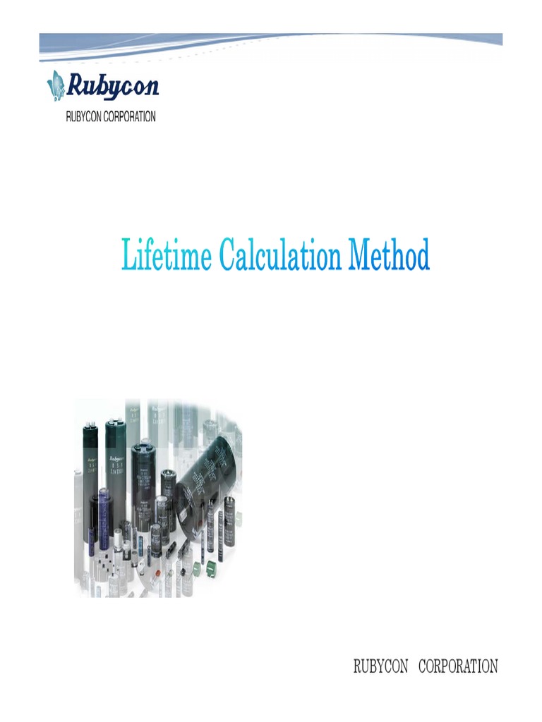 Lifetime Calculation 180610 | PDF | Root Mean Square | Capacitor