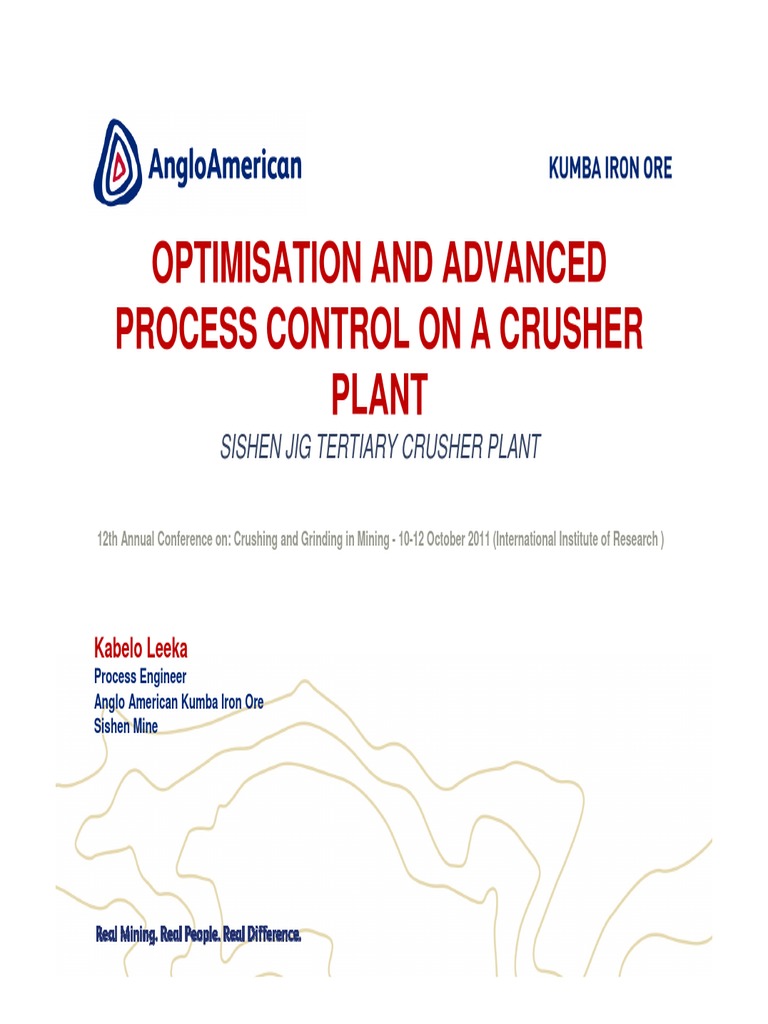 Kabelo - Leeka - OPTIMISATION AND ADVANCED PROCESS CONTROL ON A CRUSHER PLANT | Download Free ...