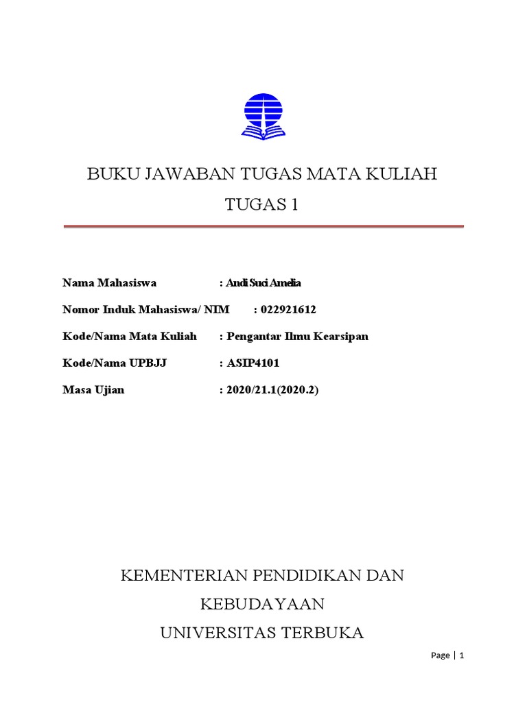 Tugas Suci 4 Pengantar Ilmu Kearsipan | PDF