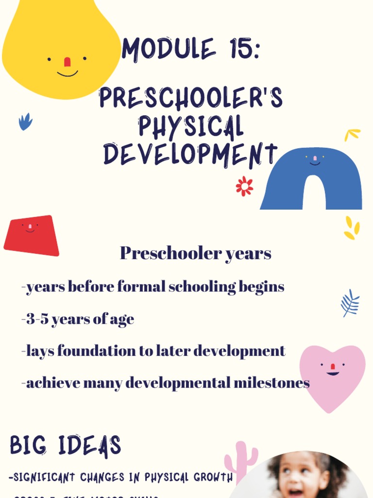 MODULE 15 Preschooler's Physical Development | PDF