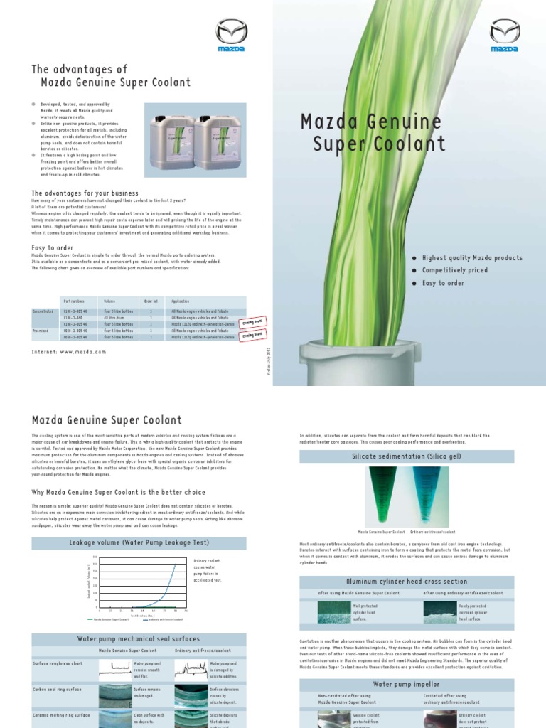 Mazda Genuine Coolant Pdf Applied And Interdisciplinary Physics