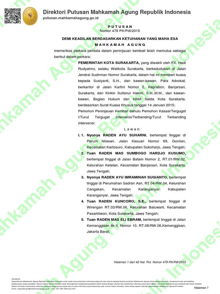 Putusan 478 PK PDT 2015 20210719 | PDF