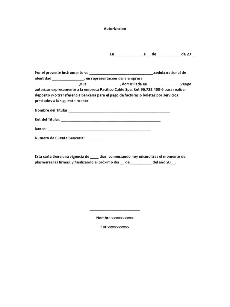 Carta Poder Notarial Simple | PDF