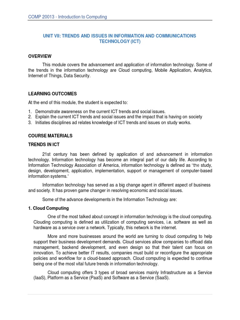 IM Intro To Computing Unit 7 and 8 | PDF | Machine Learning | Deep Learning